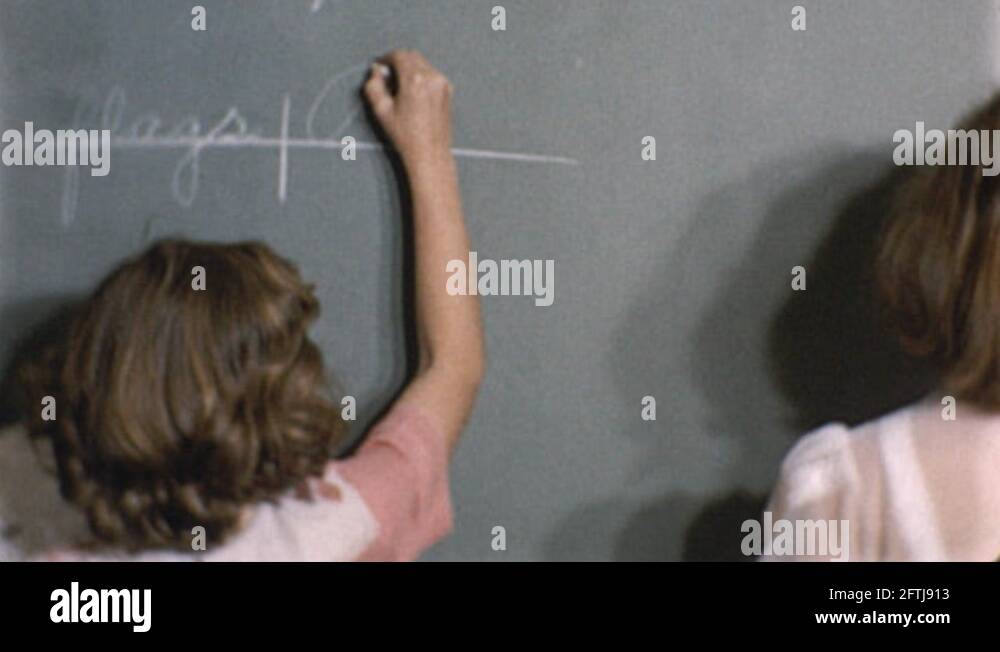 1950s primary school class Stock Videos & Footage - HD and 4K Video ...