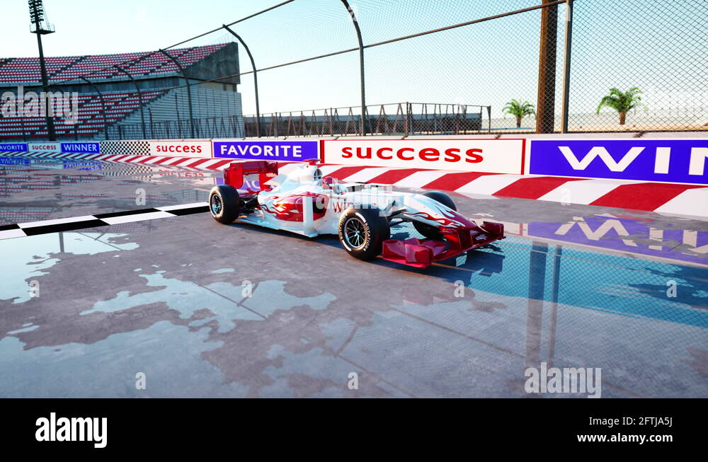 Racer of formula 1 in a racing car. Race and motivation concept. 4k ...