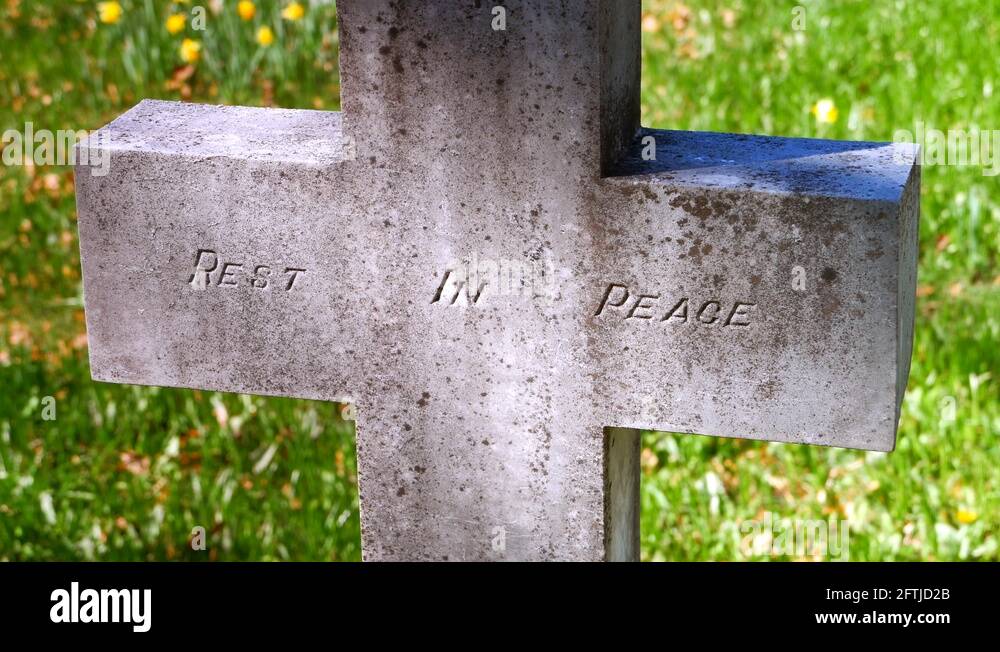 Gravestone tombstone cemetery Stock Videos & Footage - HD and 4K Video ...