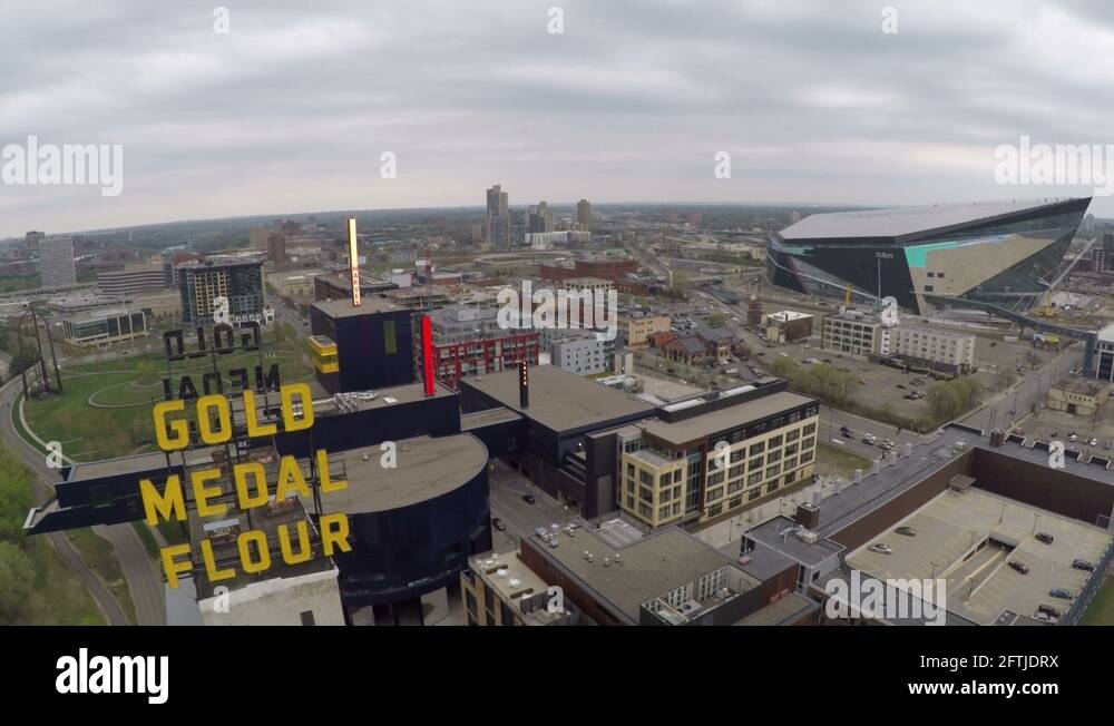 Gold medal flour building Stock Videos & Footage - HD and 4K Video ...