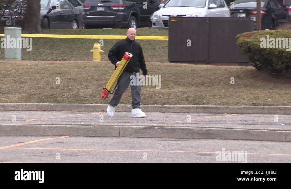 Police officers at shooting crime scene in club Stock Video Footage - Alamy