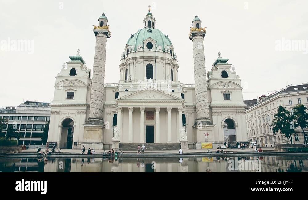 Karlskirche a baroque church on the south side of karlsplatz Stock ...