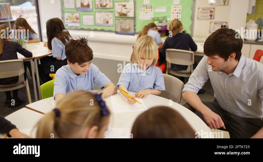 Little boy talking teacher classroom Stock Videos & Footage - HD and 4K ...