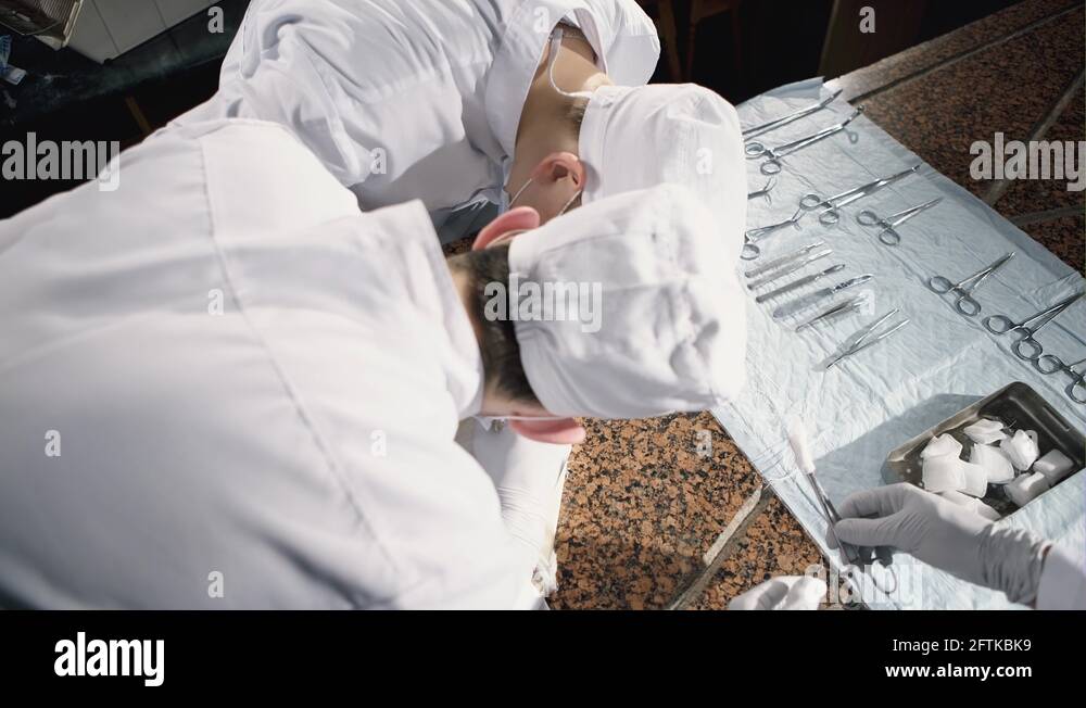 Surgical instruments on sterile table Stock Videos & Footage - HD and ...