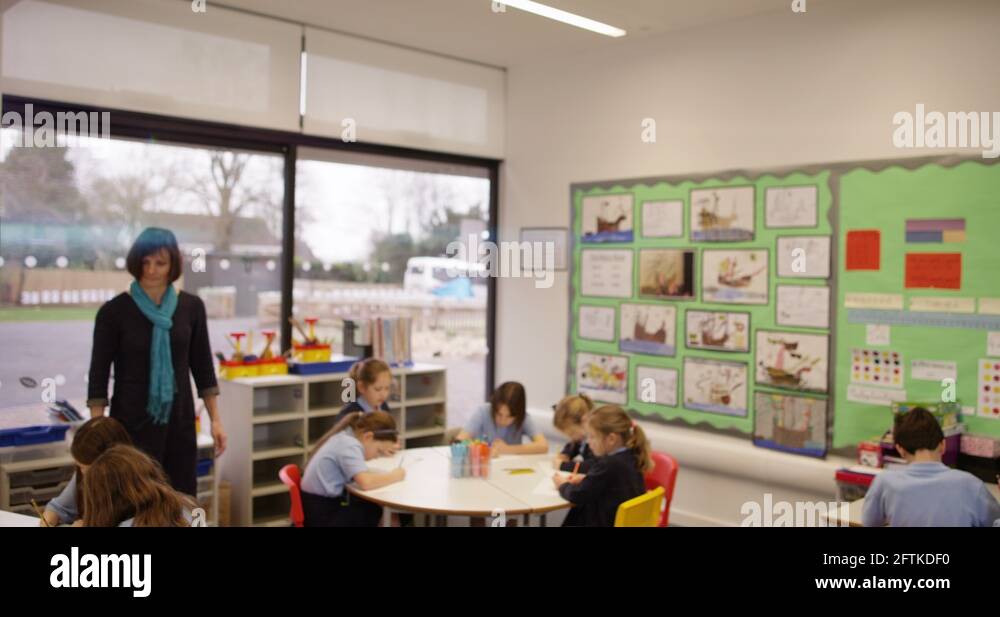 Female teacher classroom uk Stock Videos & Footage - HD and 4K Video ...