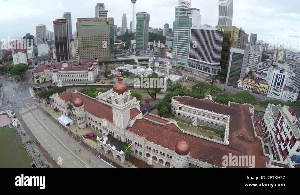 Master Shot of Merdeka Square and Ground - Moving Towards Merdeka ...