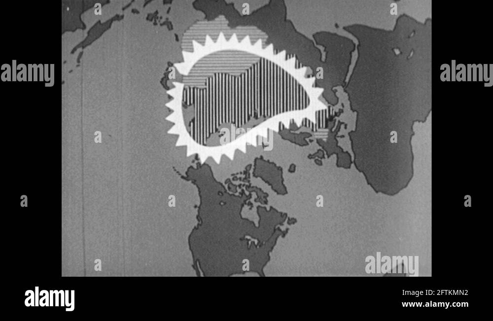 A map showing the borders of Communism and how quickly it can spread ...