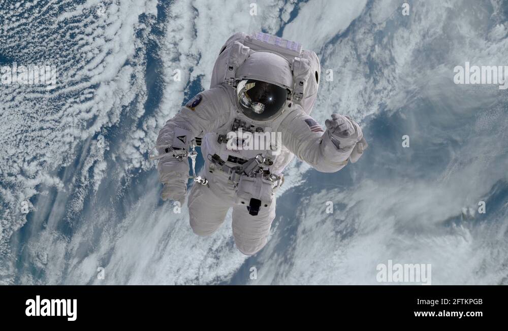 Astronaut Drifting or Falling towards Earth in Outer Space Version 1 ... Astronaut Drifting or Falling towards Earth in Outer Space Version 1 ...