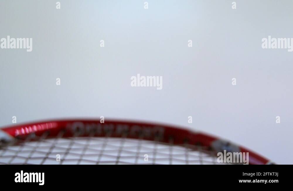 Shuttlecock on badminton racket Stock Videos & Footage - HD and 4K ...