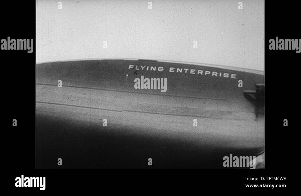 1952 : The ship named Flying Enterprise falls sideways in the ocean ...