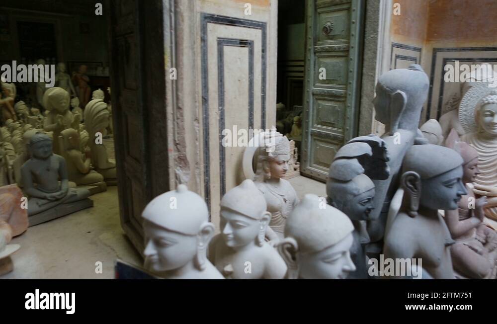 Statues of Hindu Gods and Goddess. Crafts and Arts of India. Murti ...