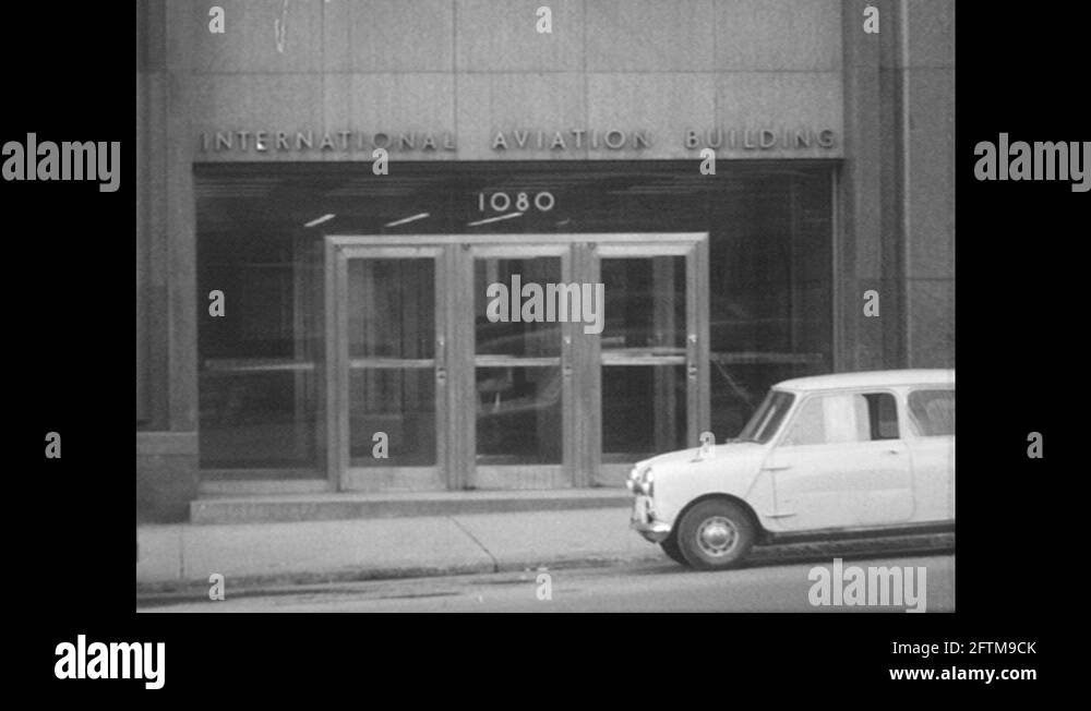 1960s: close up of building / lots of windows Stock Video Footage - Alamy