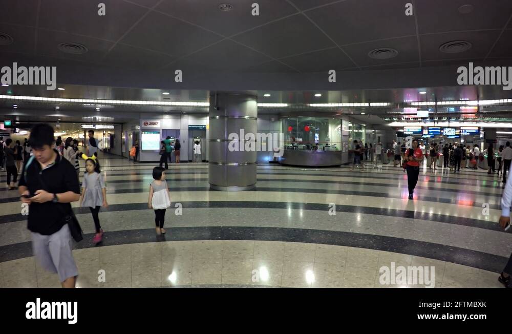 Public Transportation Terminal at Marina Bay Sands Hotel Stock Video ...