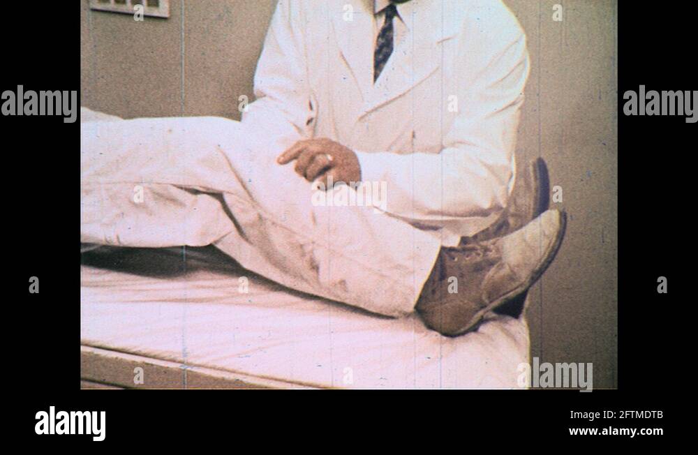 1960s – Doctor examines crash test dummies and doll Stock Video Footage ...