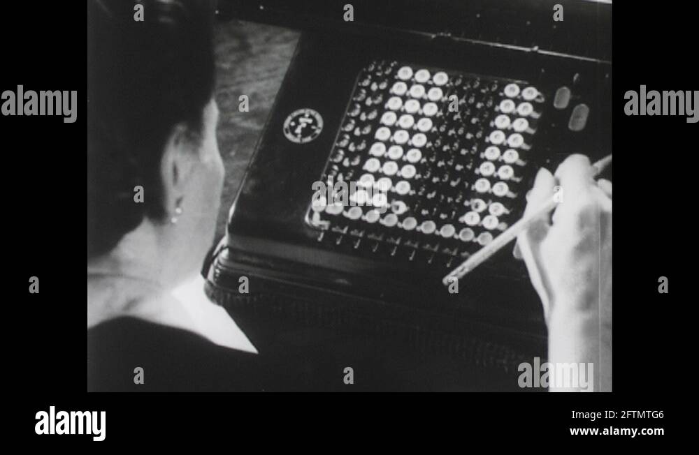 Typewriters of the 1940s Stock Videos & Footage - HD and 4K Video Clips ...