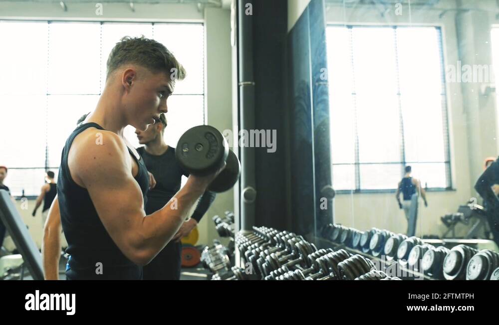 Man flexing muscles mirror Stock Videos & Footage - HD and 4K Video ...