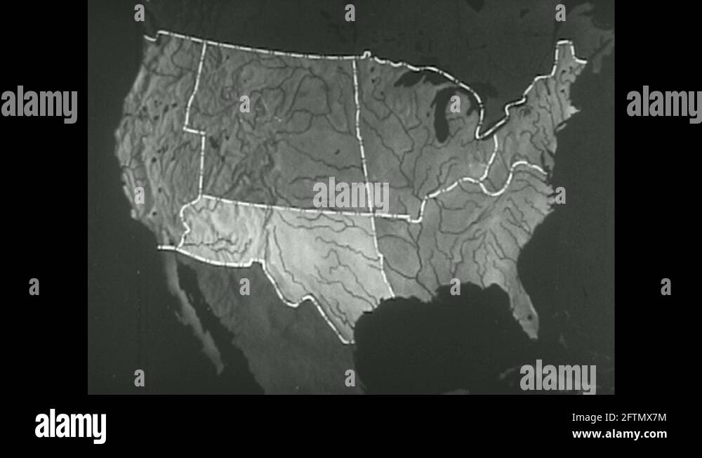 1950s map us Stock Videos & Footage - HD and 4K Video Clips - Alamy