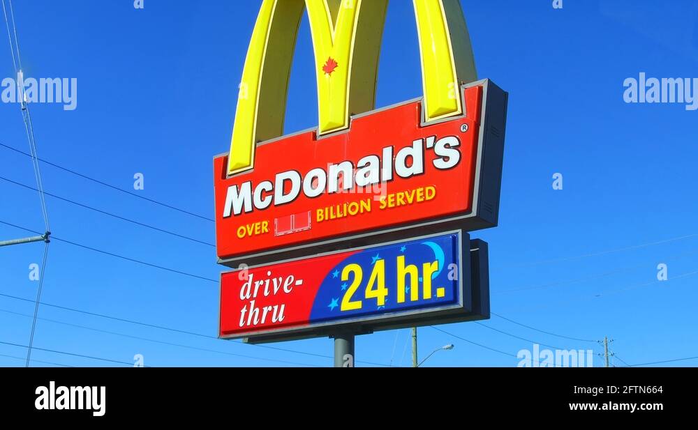 Mcdonalds mcdonalds restaurant sign Stock Videos & Footage - HD and 4K ...