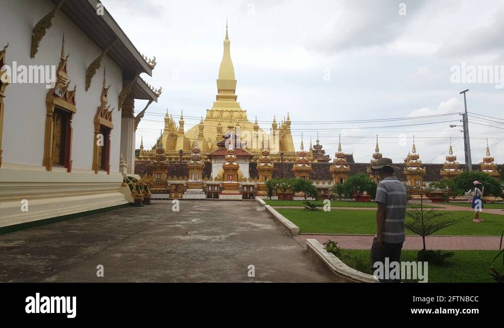 Wat pha that luang temple Stock Videos & Footage - HD and 4K Video ...