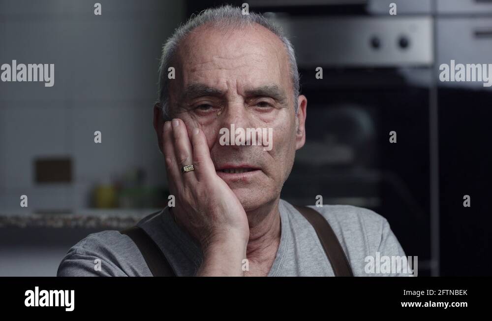 Portrait old man sad Stock Videos & Footage - HD and 4K Video Clips - Alamy