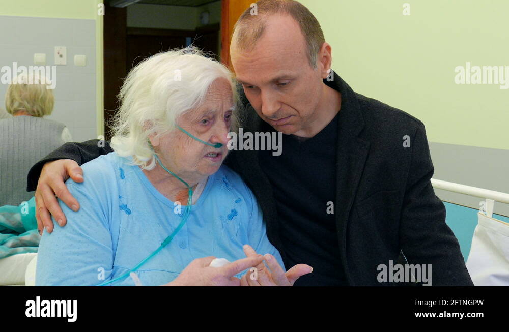 Very old woman ill hospital Stock Videos & Footage - HD and 4K Video ...