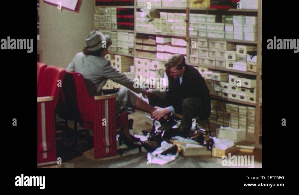 1950s shoe shop Stock Videos & Footage - HD and 4K Video Clips - Alamy