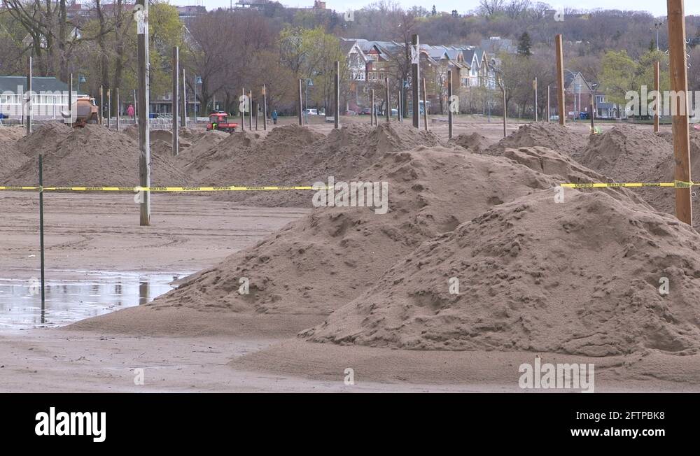 Rising water levels on lakes oceans and seas cause beach flooding and ...