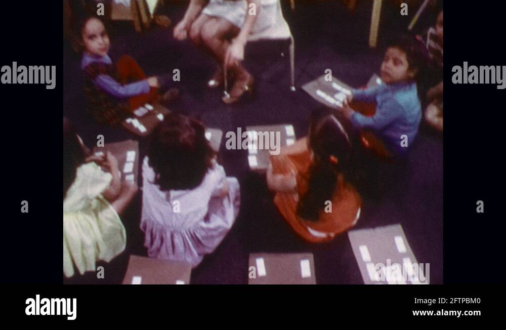 UNITED STATES 1970s: Two teachers switch places Stock Video Footage - Alamy