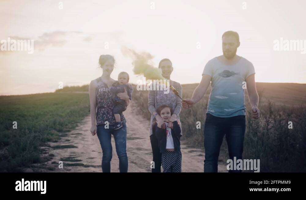 Family five people teenager Stock Videos & Footage - HD and 4K Video ...