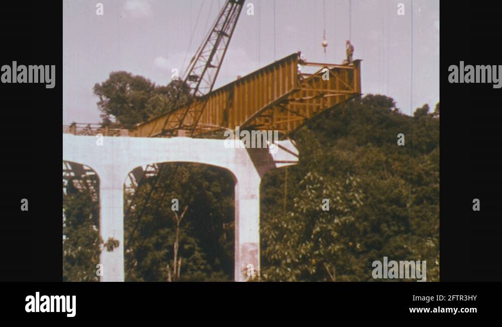 1950s bridge construction Stock Videos & Footage - HD and 4K Video ...