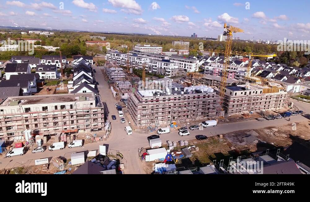 Construction site and new housing development Stock Videos & Footage ...