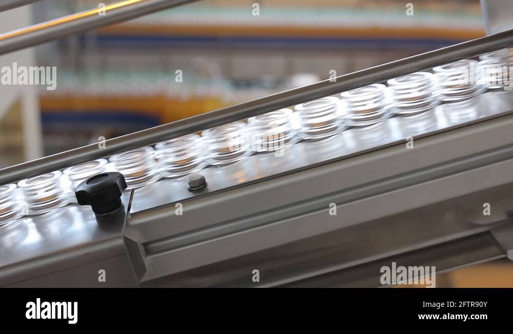The preform of plastic bottles. Production of plastic packaging Stock ...