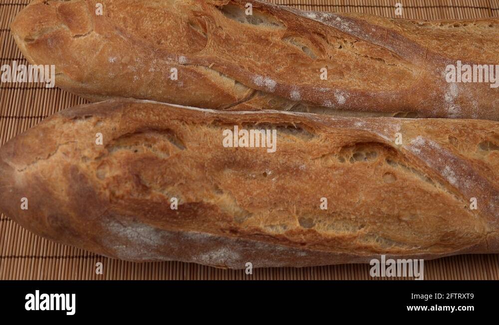 Crispy crunchy long bread Stock Videos & Footage - HD and 4K Video ...