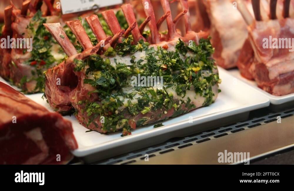 Fresh raw rack lamb Stock Videos & Footage - HD and 4K Video Clips - Alamy