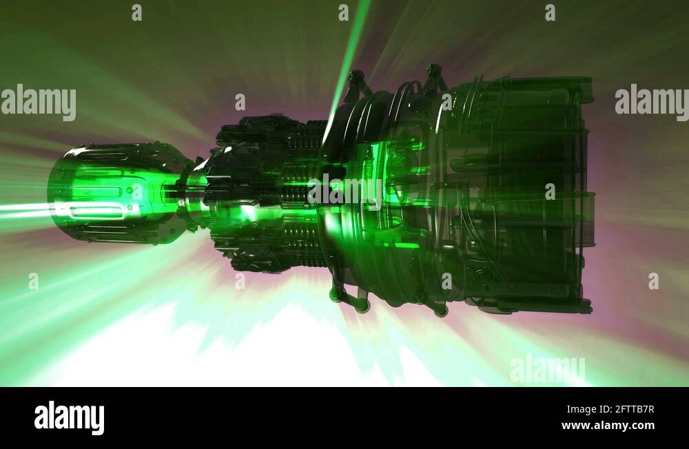 rotate jet engine turbine of plane, aircraft concept, aviation and ...