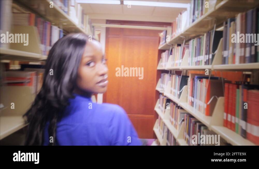 Female library night study Stock Videos & Footage - HD and 4K Video ...