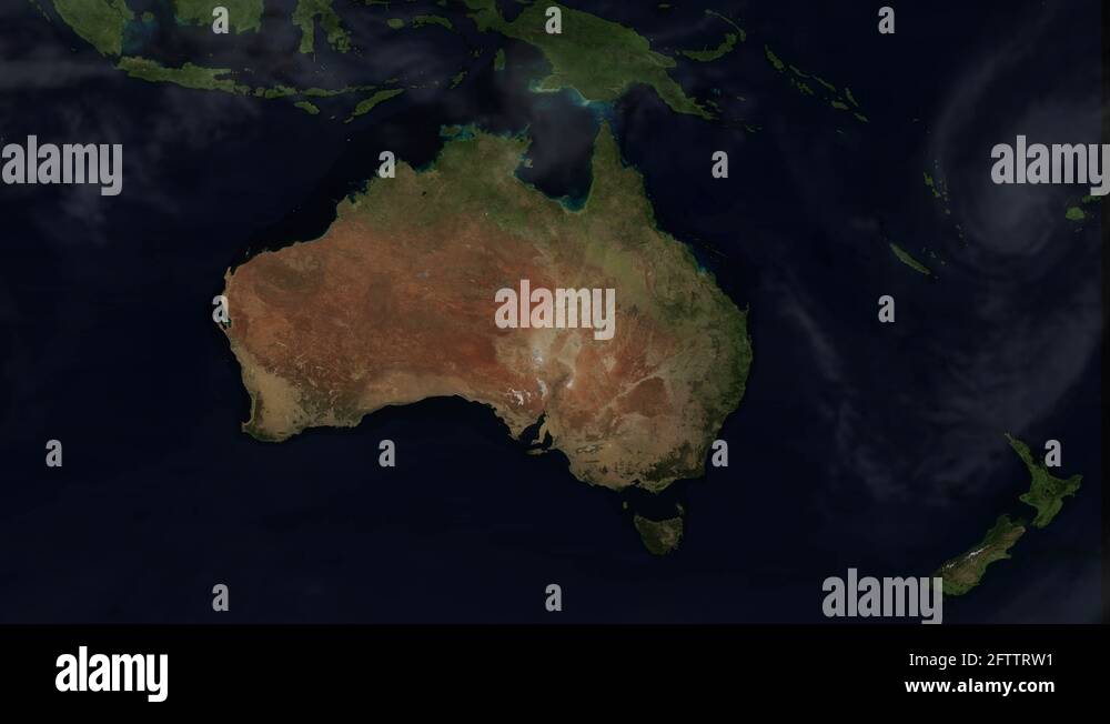 Map of Australia Seasons Changing Time-lapse Stock Video Footage - Alamy