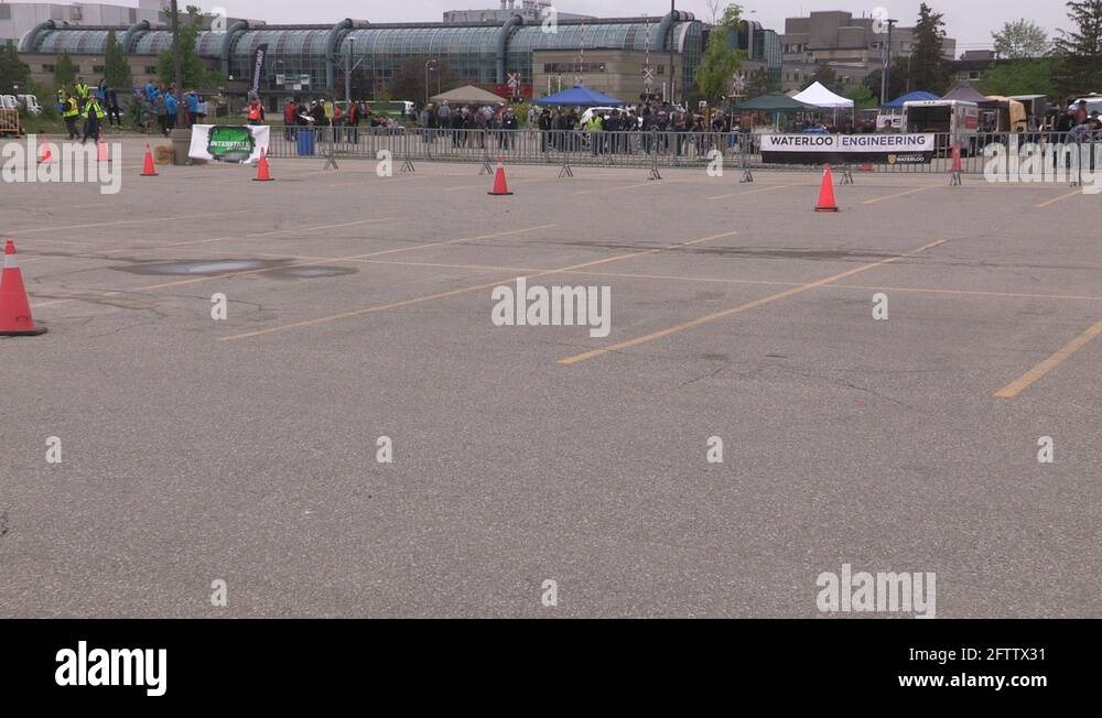 Students race electric cars on college campus in battery powered ...