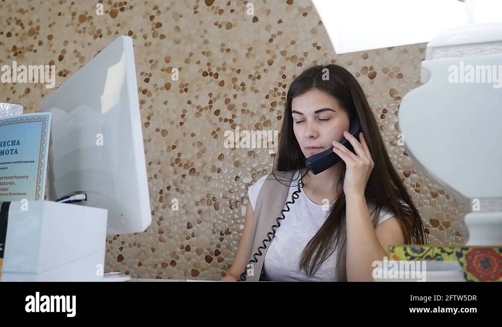 Salon receptionist phone Stock Videos & Footage - HD and 4K Video Clips ...