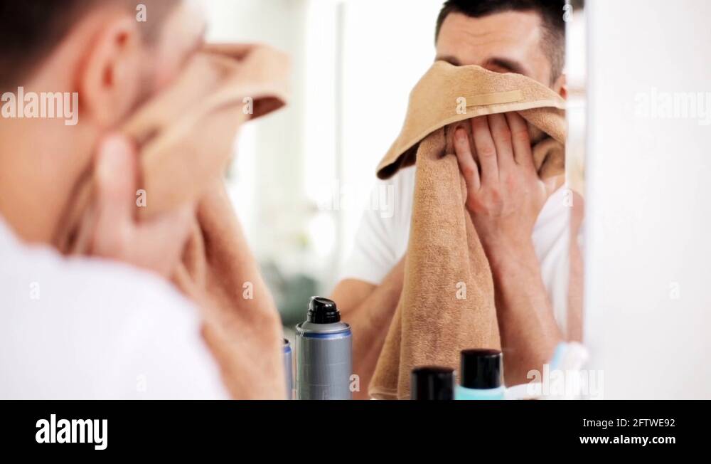 Man wiping face towel Stock Videos & Footage - HD and 4K Video Clips ...