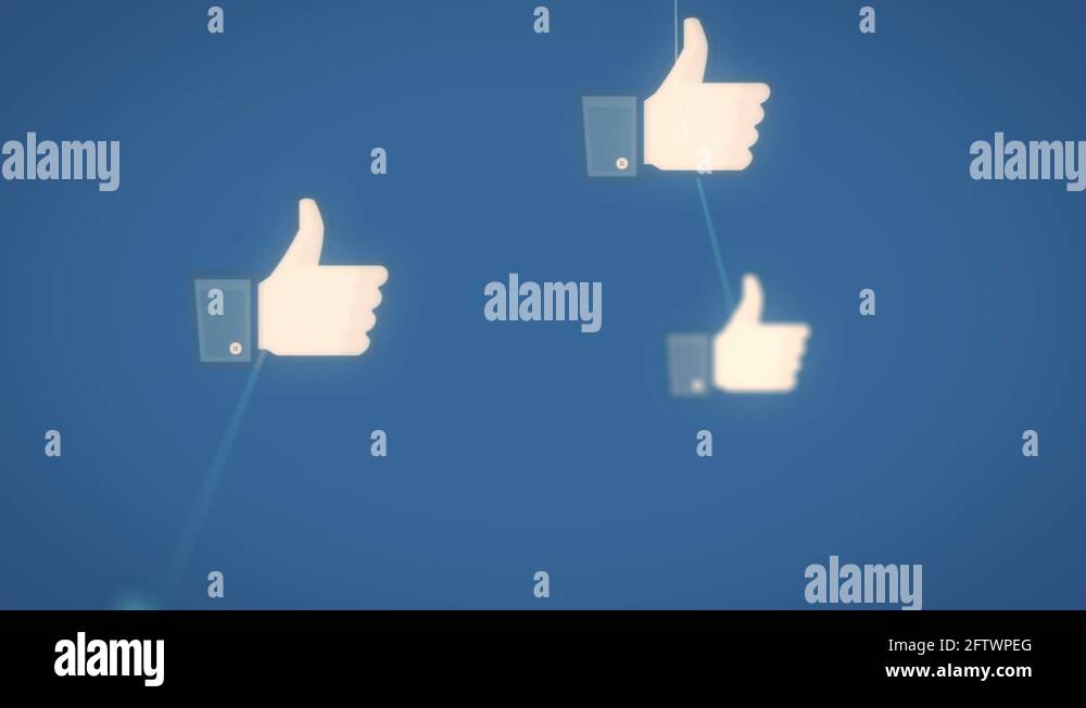 A social media post gaining popularity and going viral Stock Video ...