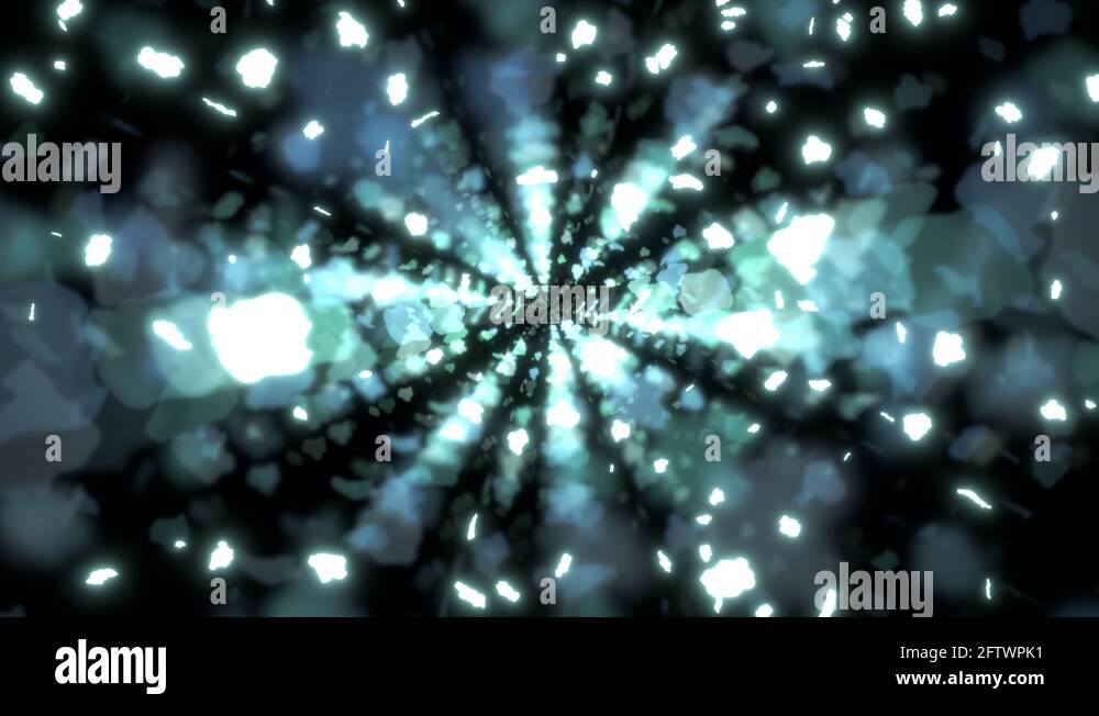 Animated falling and dancing light blue glowing flakes Stock Video ...