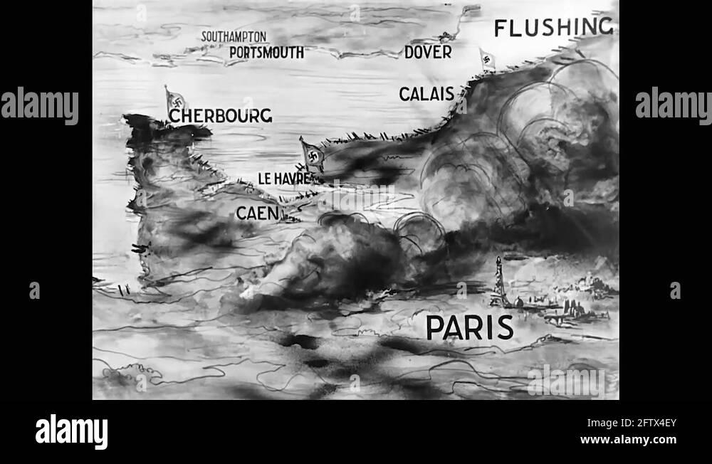 Wwii map of france Stock Videos & Footage - HD and 4K Video Clips - Alamy