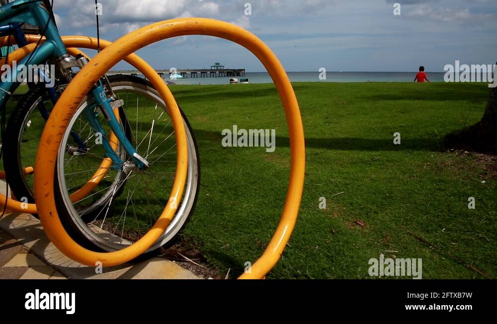 Beach bicycle rack Stock Videos & Footage - HD and 4K Video Clips - Alamy