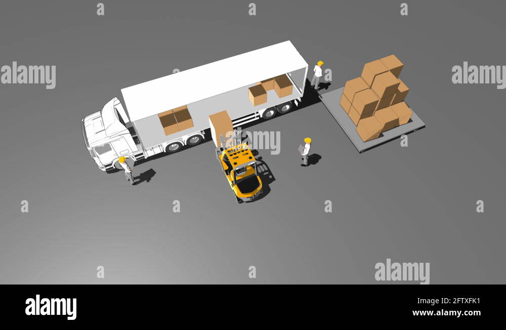 Cartoon delivery truck Stock Videos & Footage - HD and 4K Video Clips ...