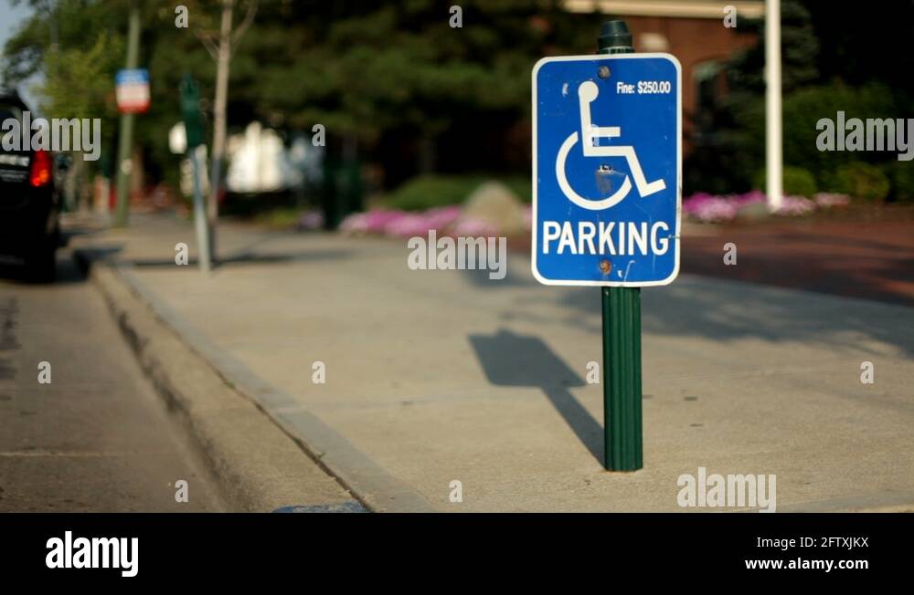 Handicap sign car Stock Videos & Footage - HD and 4K Video Clips - Alamy
