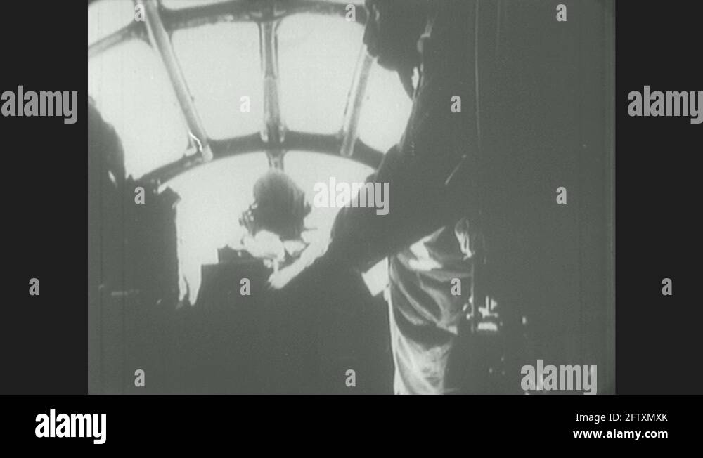 1960s: three man crew in cockpit with large canopy. small jet plane ...