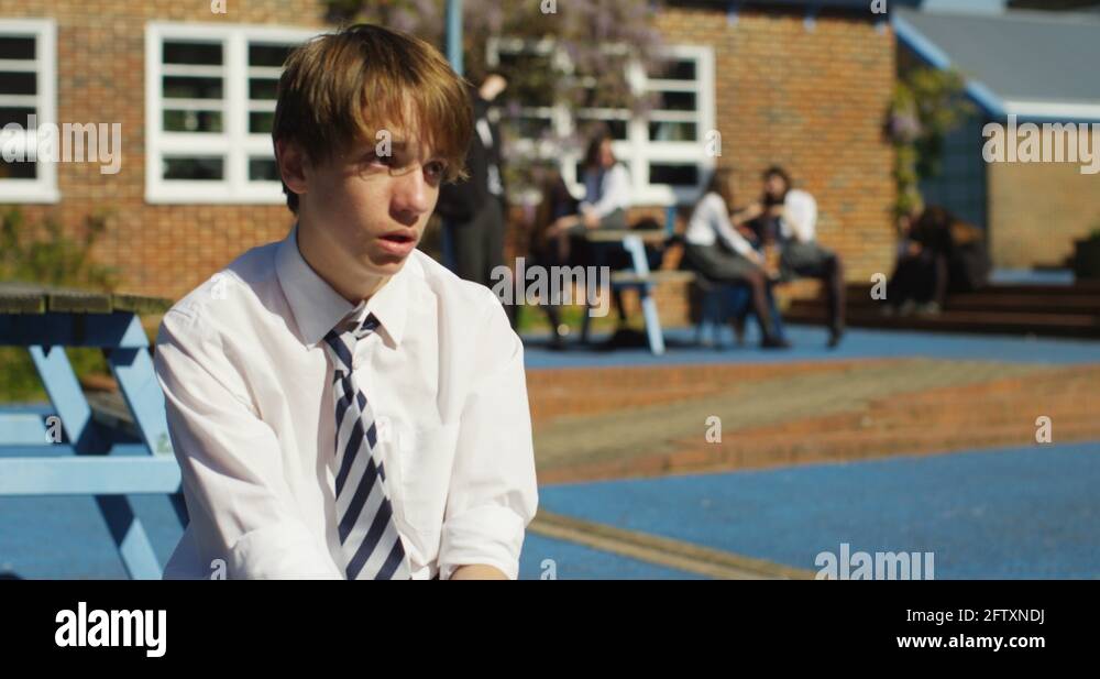 Sad boy in school playground Stock Videos & Footage - HD and 4K Video ...