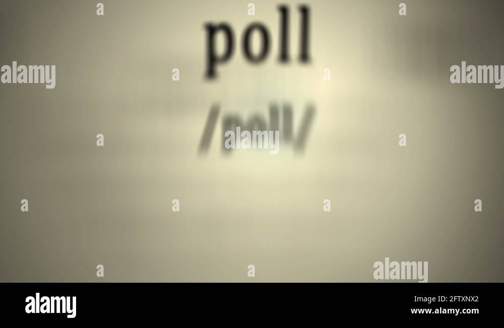 Poll Stock Videos & Footage - HD and 4K Video Clips - Alamy