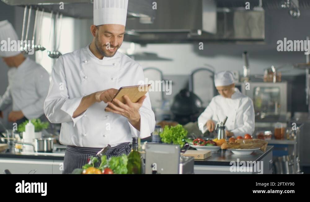 Famous chef uses tablet Stock Videos & Footage - HD and 4K Video Clips ...